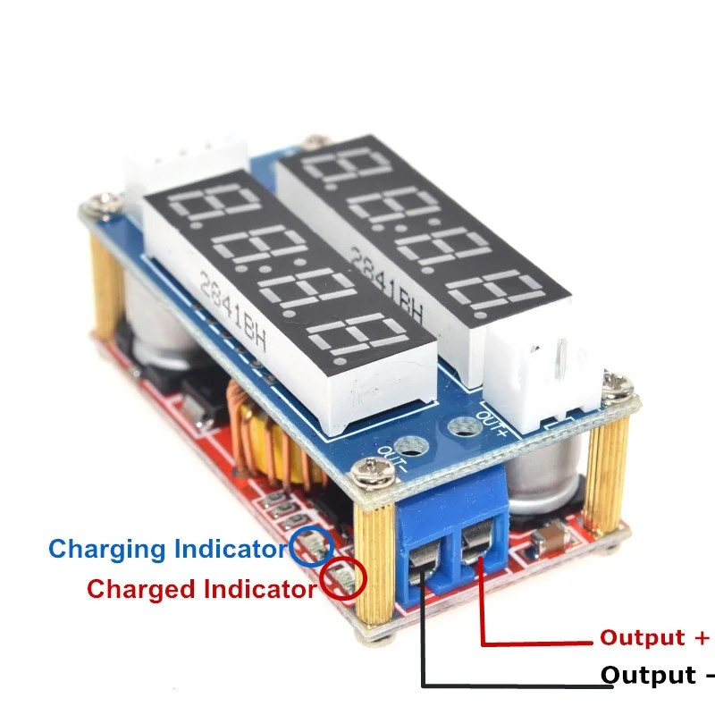 XL4015 Step-Down Modul 5A sa LED Displejom - Podesivi Pretvarač Napona sa Voltmetrom i Ampermetrom