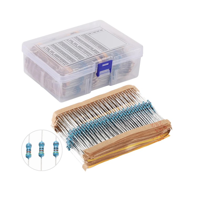 Set metal film otpornika 1W 1% 1220/1
