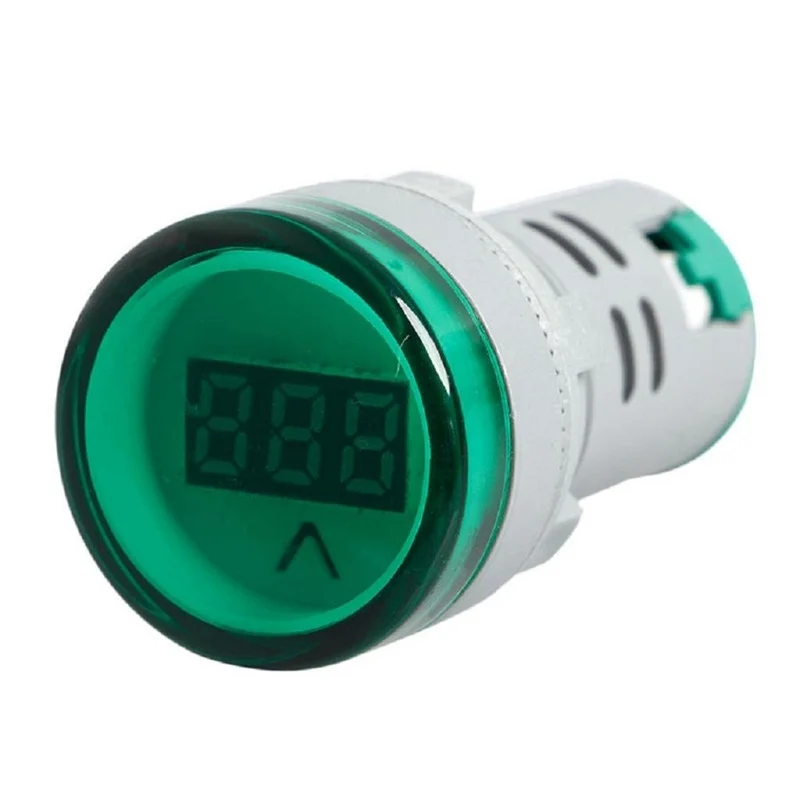 LED voltmetar 60-500VAC 22mm zeleni