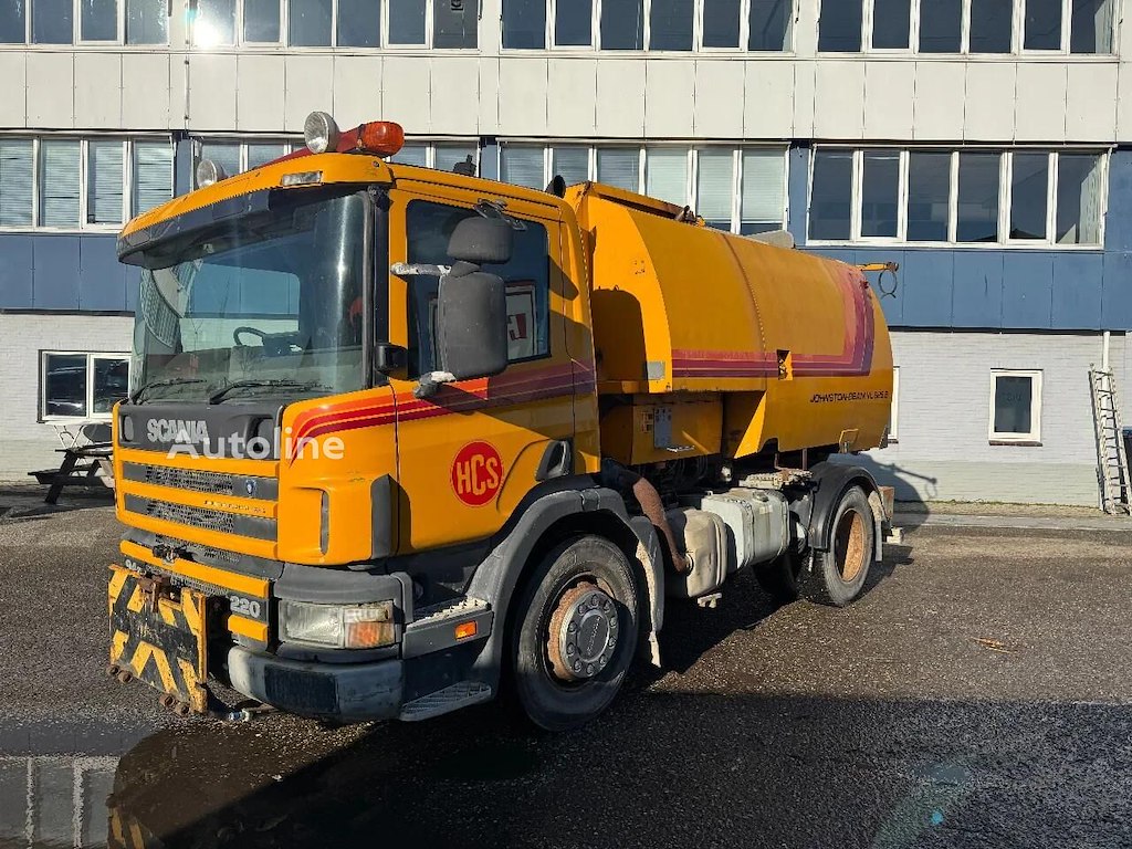 Scania P94-220 4X2 FULL STEEL VEEGMACHINE SWEEPER vozilo za čišćenje ulica