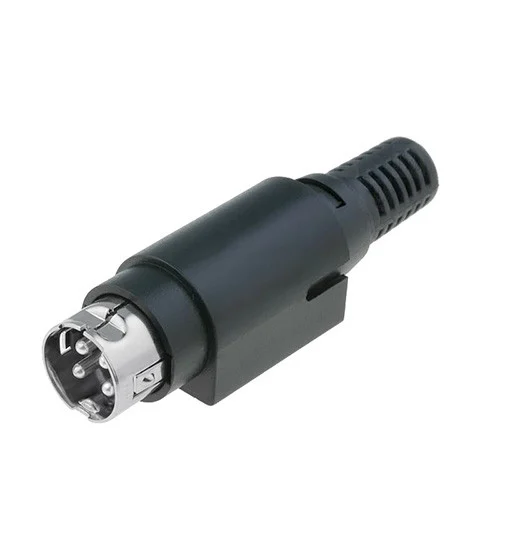 Naponski (Power) DIN Konektor 4 Pina Muški za Kabl (24V 7.5A) - za Punjač i Adapter