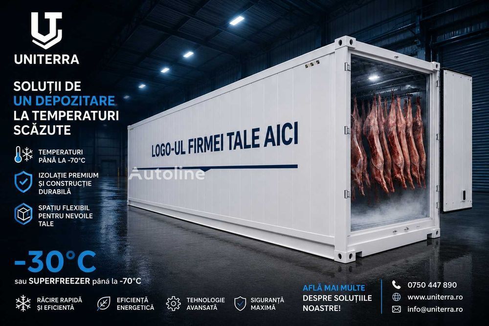 Novi Container frigorific profesional pentru abatoare carne congelare rashladni kontejner 40 stopa