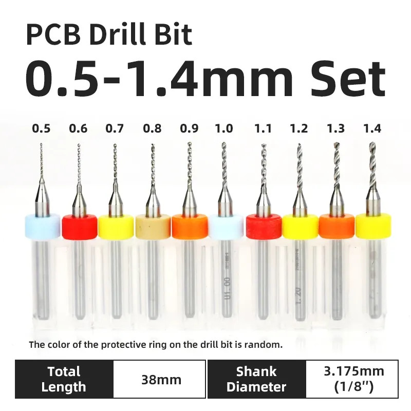 Set burgija za PCB (10 komada) 0.5-1.4mm