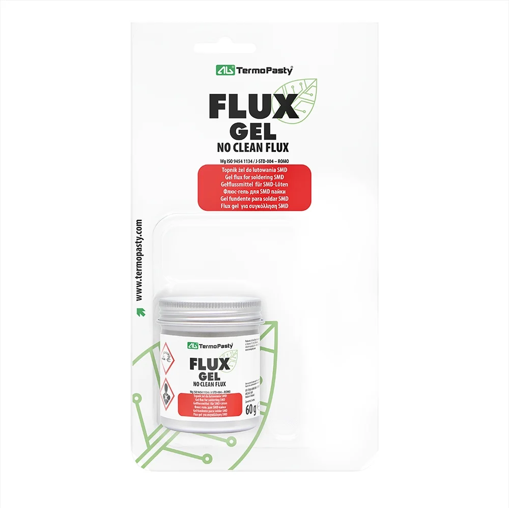 AG TermoPasty Flux Gel 60g – Fluks pasta / topitelj za SMD lemljenje No Clean