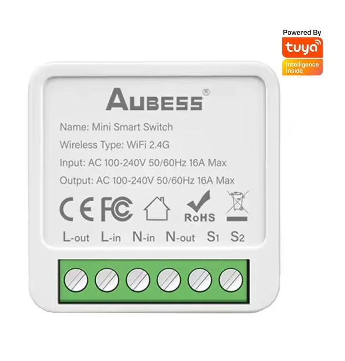 WiFi smart prekidač za ugradnju u doznu 16A 230VAC