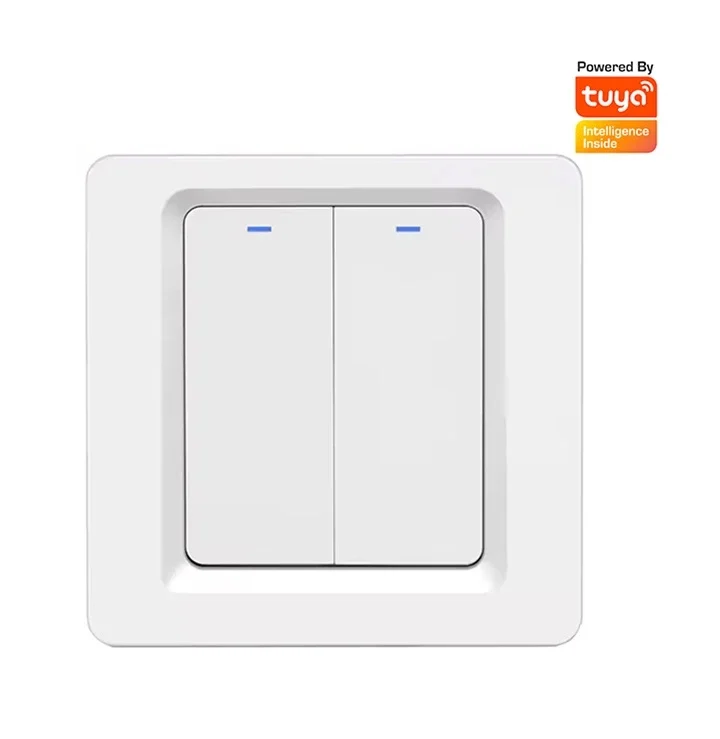 WiFi smart prekidač zidni ugradni 2 tastera