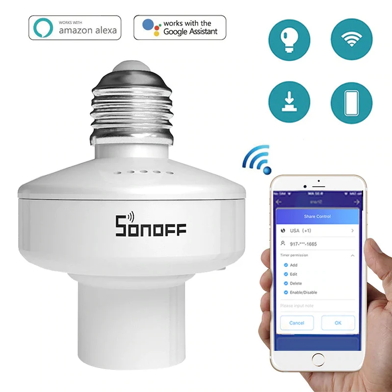 SONOFF SLAMPHER sijalično grlo E27