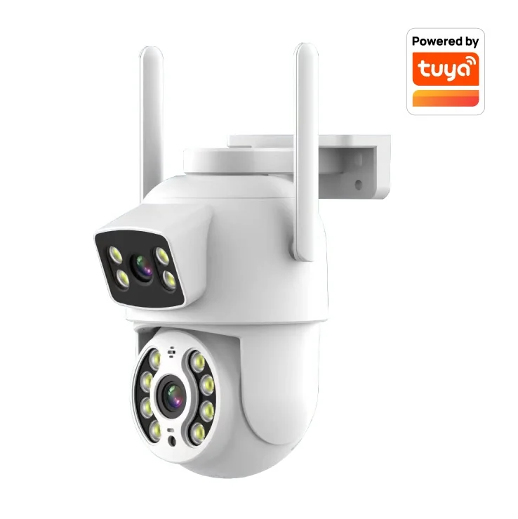 Dual WiFi Kamera Spoljna sa Dva Objektiva - Rotirajuća PTZ