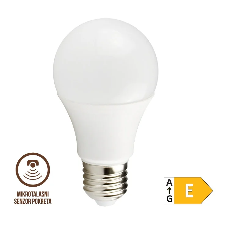 LED sijalica sa mikrotalasnim senzorom pokreta 8W