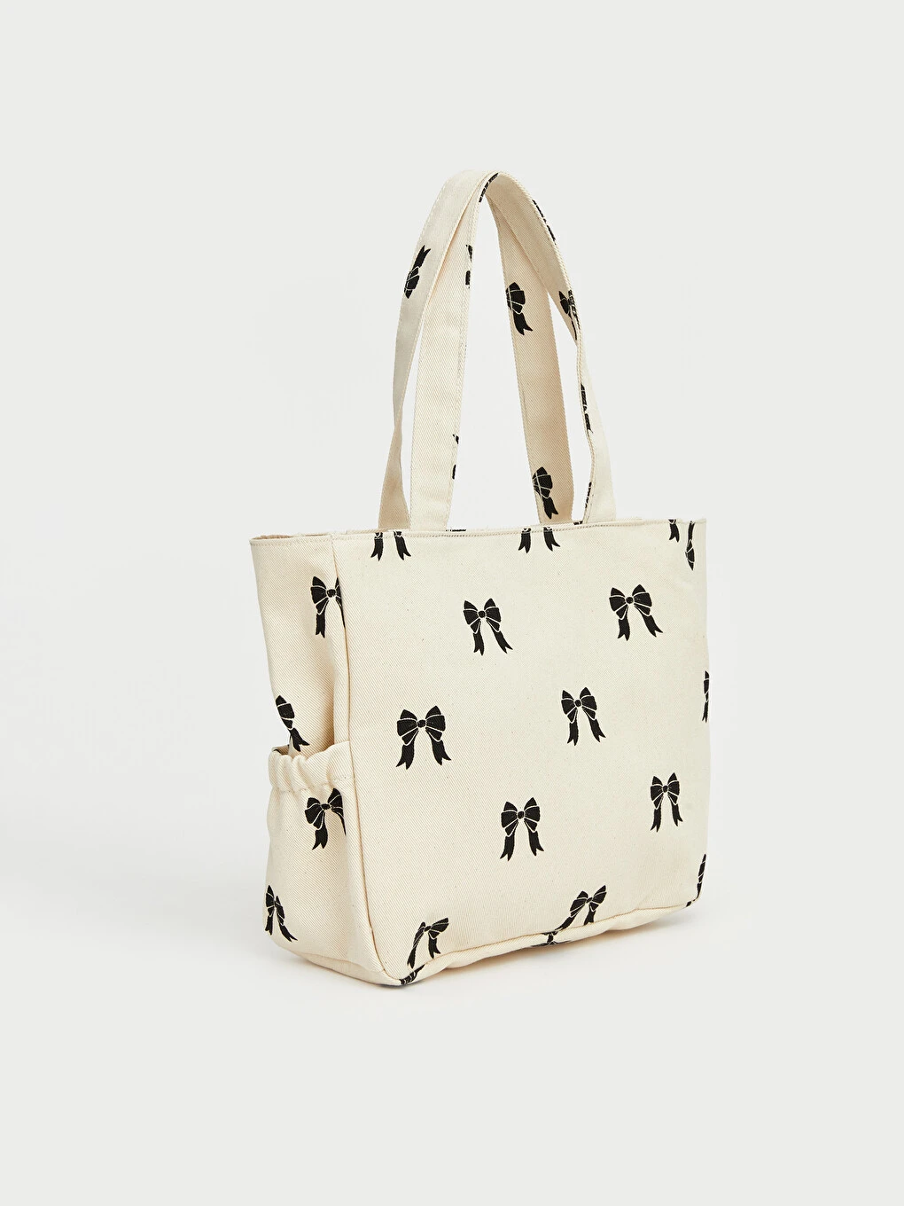 LCW ACCESSORIES Platnena Torba Na Rame Za Devojčice Sa Printom Mašne