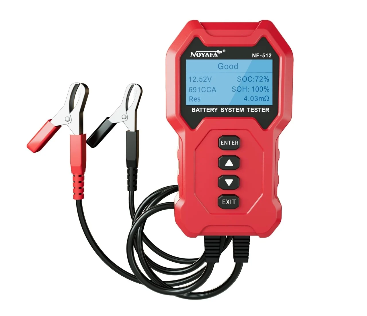 NOYAFA NF-512 Digitalni Tester Akumulatora i Sistema 12V/24V (5Ah - 200Ah)