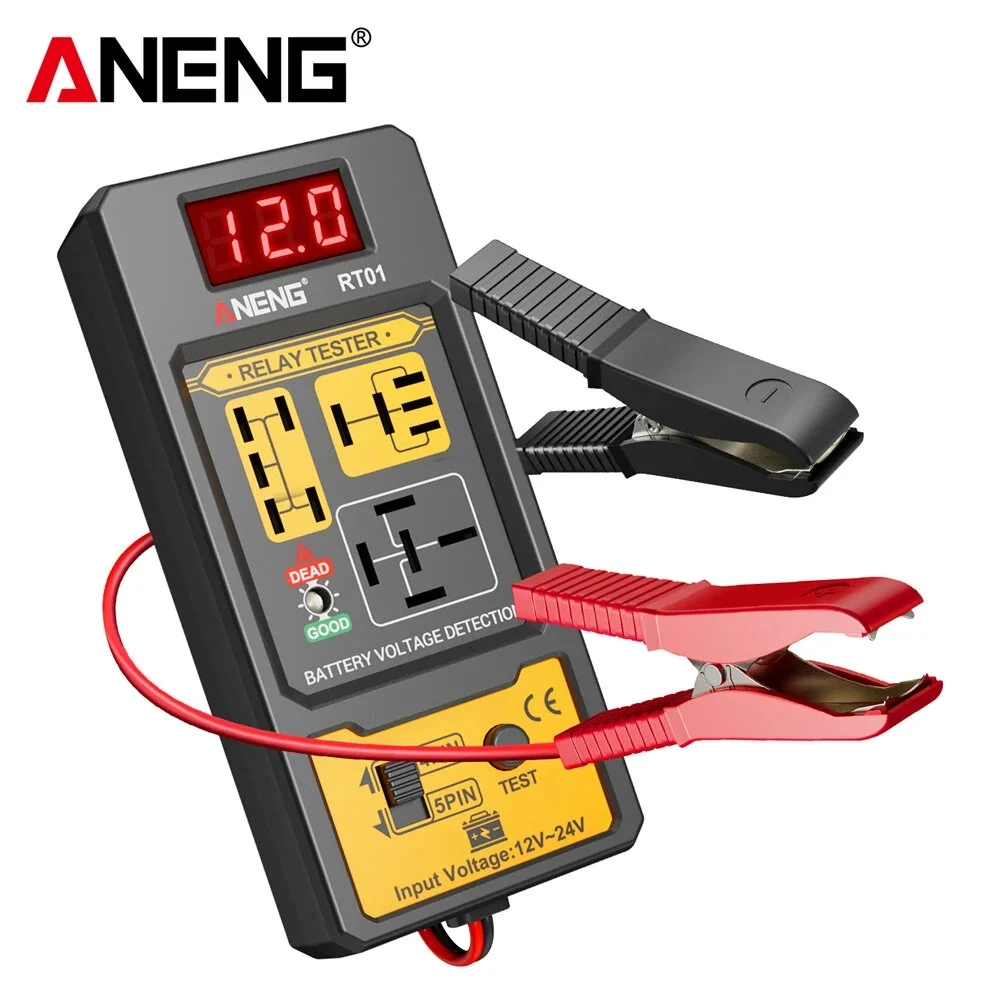 Tester auto releja 12V RT01 - Dijagnostika akumulatora i releja