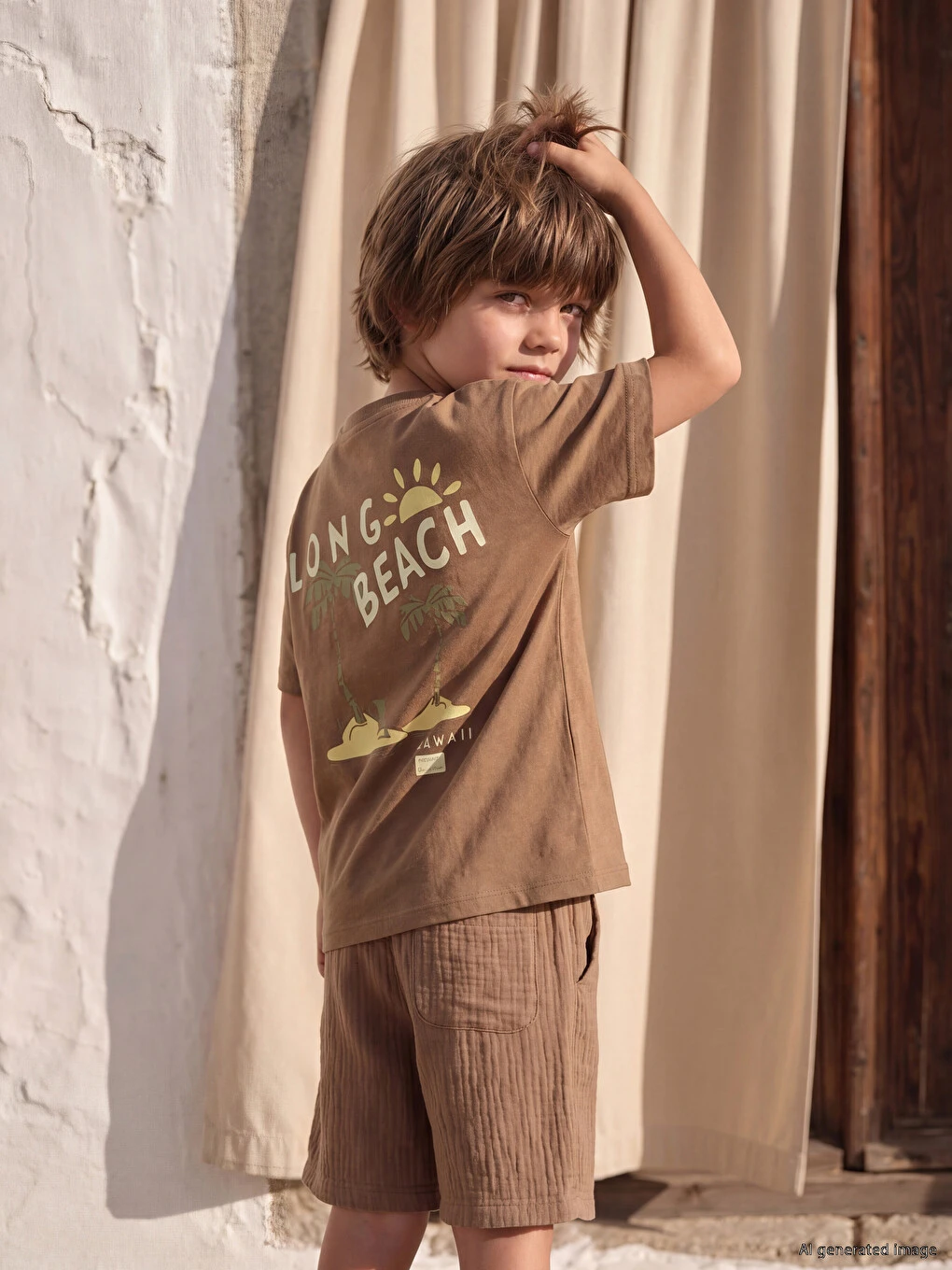 LCW Kids Dečija Majica Sa Okruglim Izrezom I Štampom