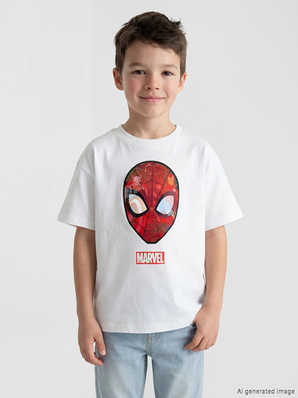 LCW Kids Marvel Majica Sa Holografskom Štampom Za Dečake