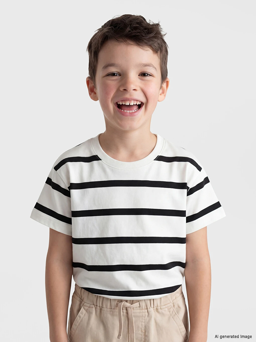 LCW Kids Dečija Prugasta Majica Sa Okruglim Izrezom