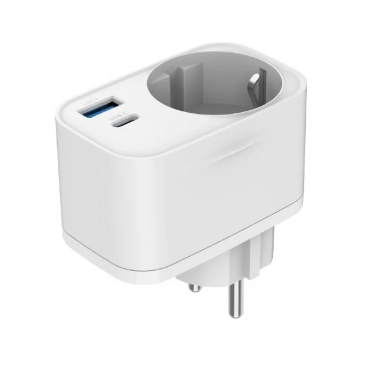 Šuko utičnica sa USB-A+USB-C portovima