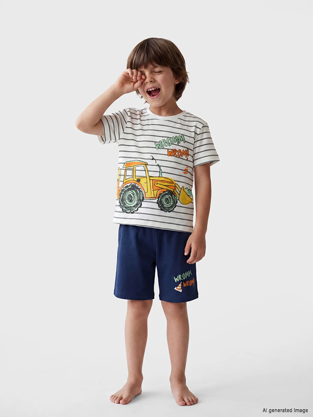 LCW Kids Dečiji Štampani Majica I Šorts