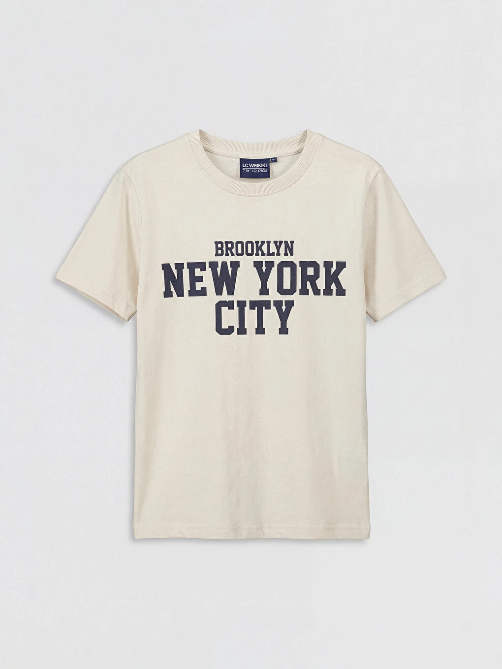LCW Kids Majica Sa Okruglim Izrezom New York Štampana Za Dečake