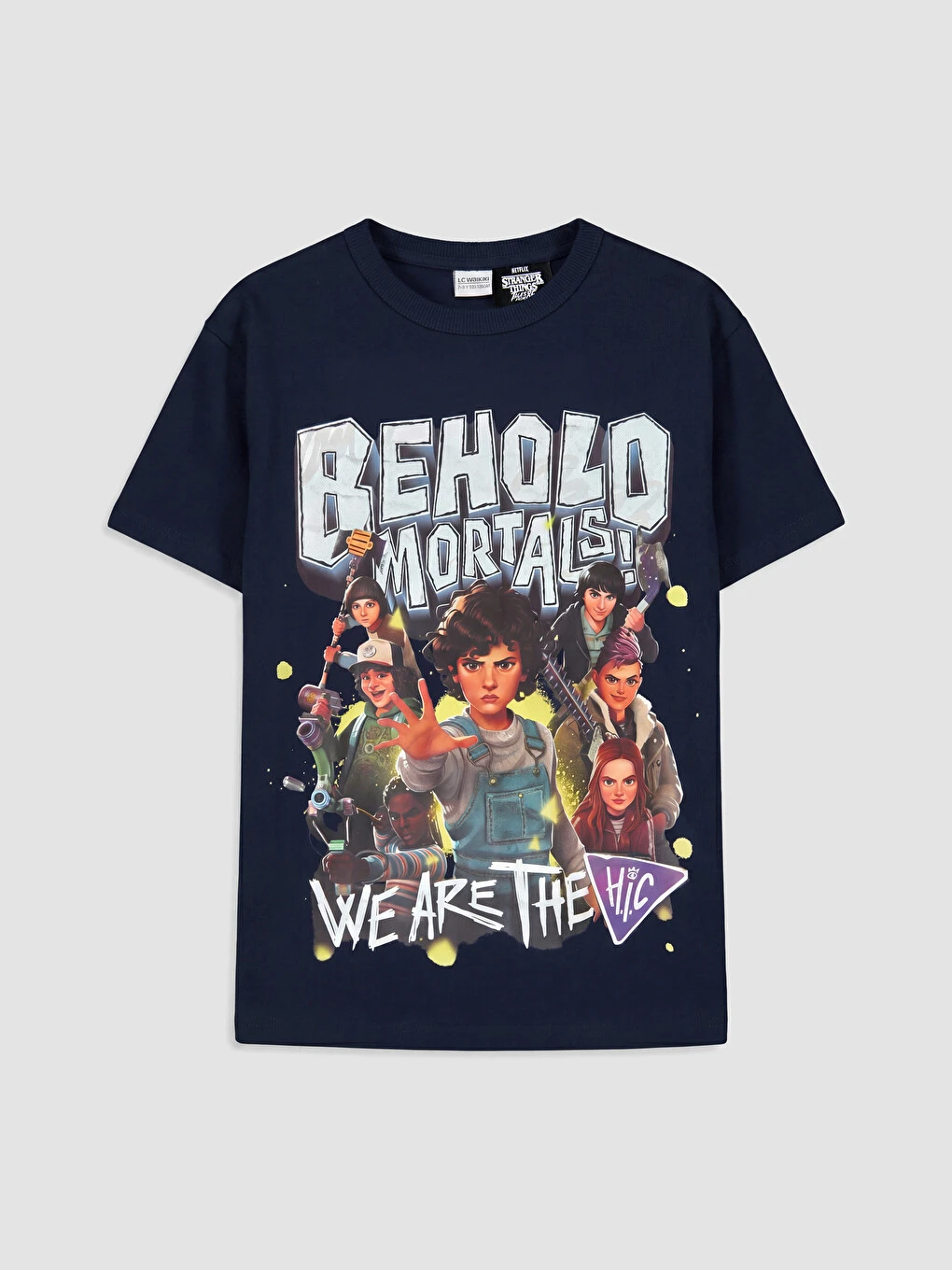 LCW Kids Majica Sa Okruglim Izrezom Stranger Things Sa Printom Za Dečake