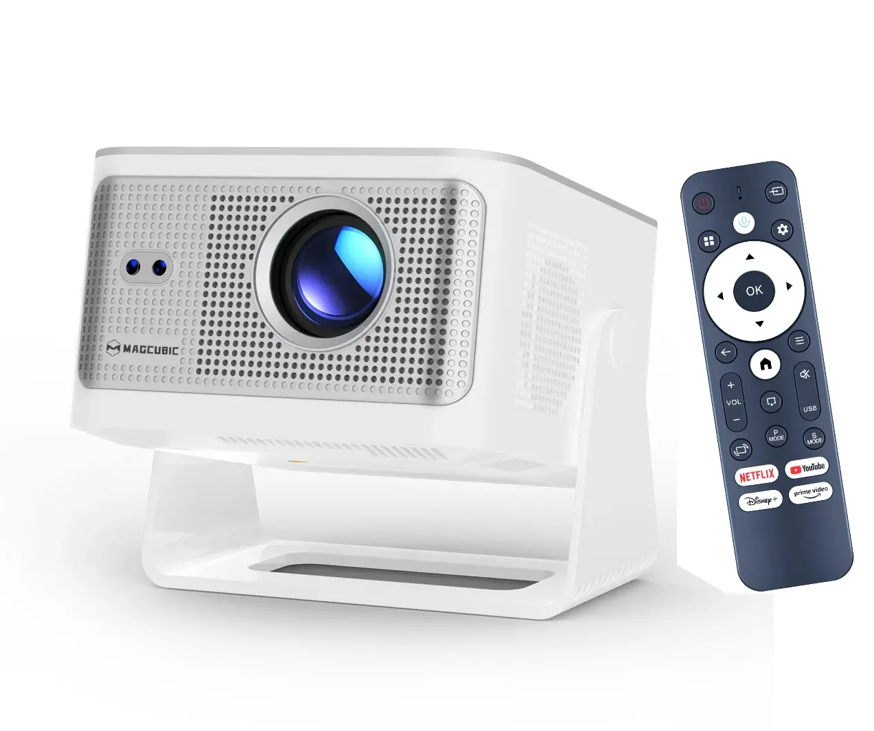 Magcubic HY350GT Projektor, 1080P-8K, 650 AnsiLM, Google TV, Netflix
