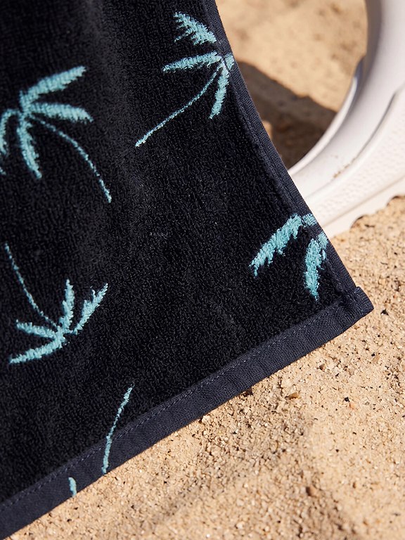 LCW ACCESSORIES Muški Peškir Za Plažu Od Pamuka Sa Printom Palmi 70x150 Cm