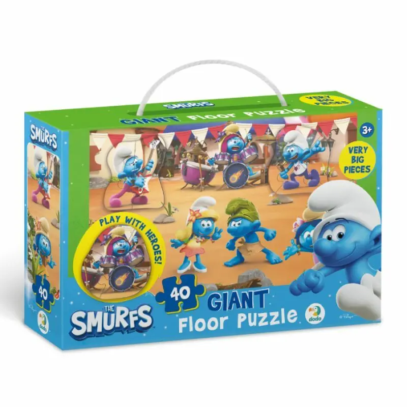 Dodo Podne Puzzle The Smurfs 200619, 40 komada