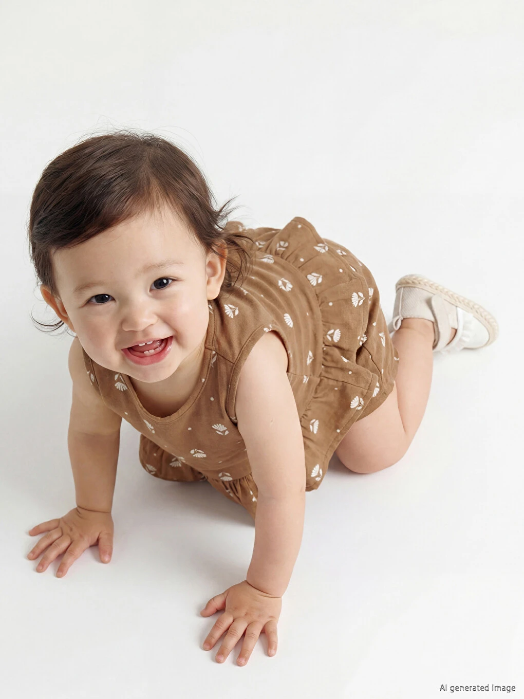 LCW baby Cvetni Komplet Bluza I Šorts Za Bebe Devojčice