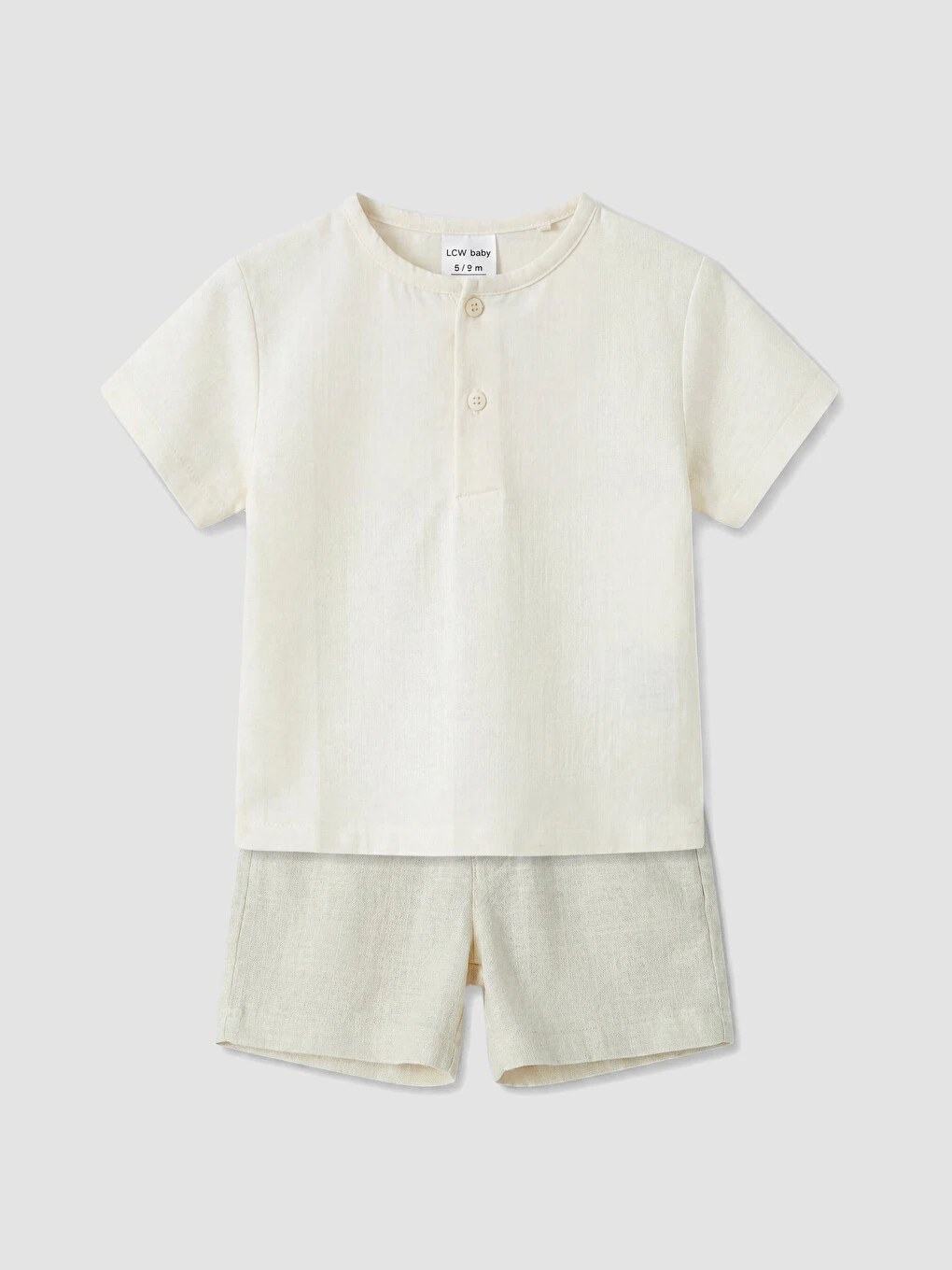 LCW baby Muški Bebi Komplet Od Muslina Sa Šortsem