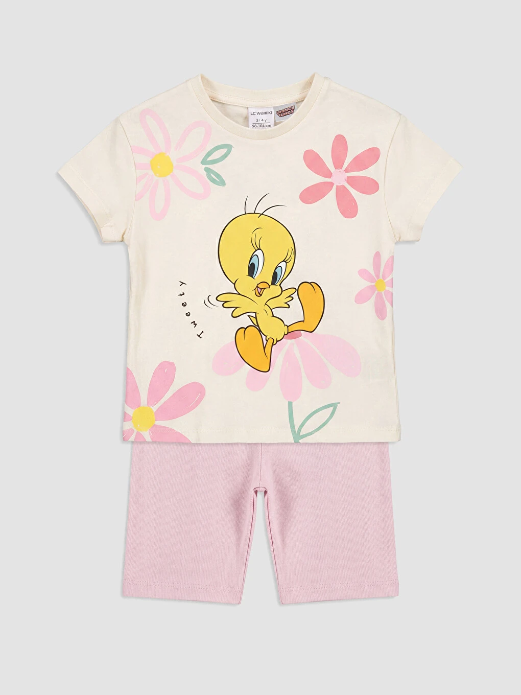 LCW baby Tweety Štampani Komplet Za Bebe Devojčice