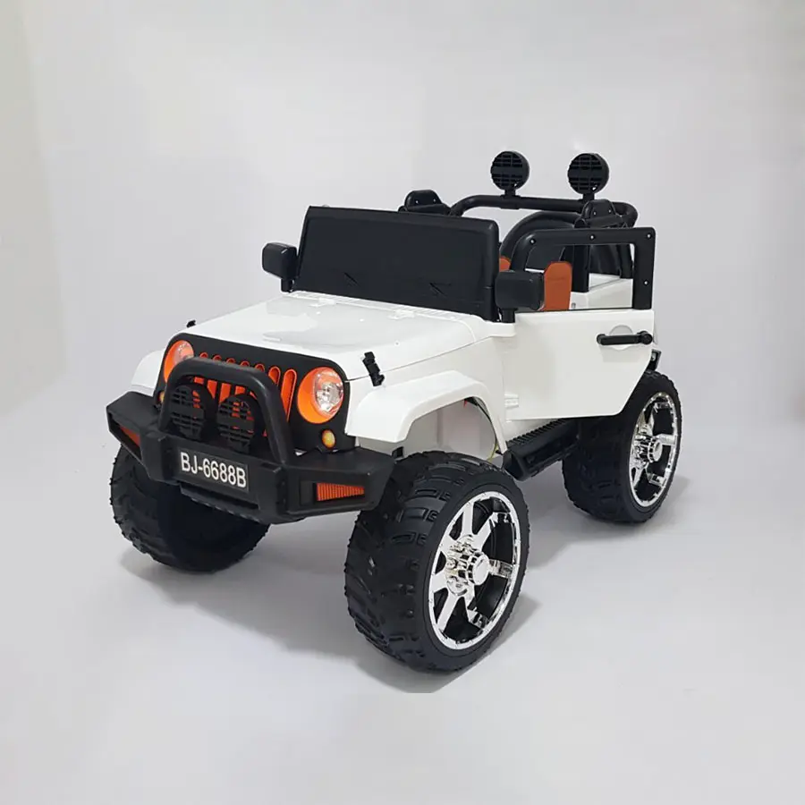 Eurobajk Automobil na akumulator za decu Jeep, 4×4, Beli