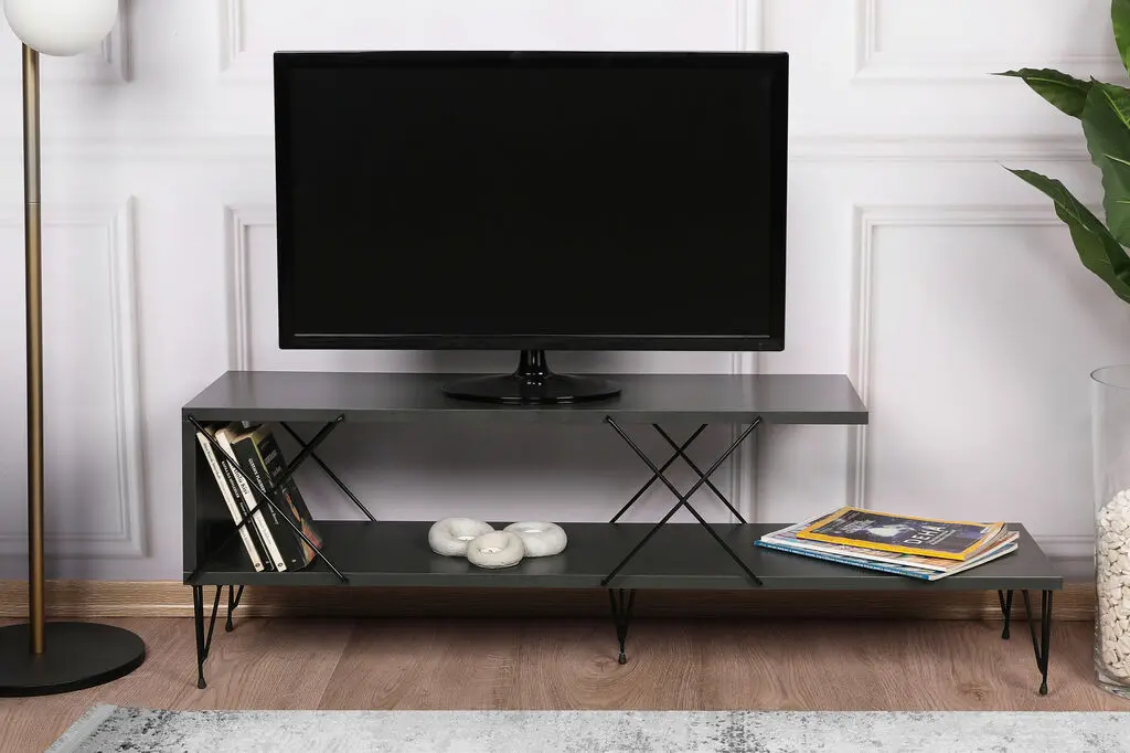 Hanah home TV Komoda Street Antracit