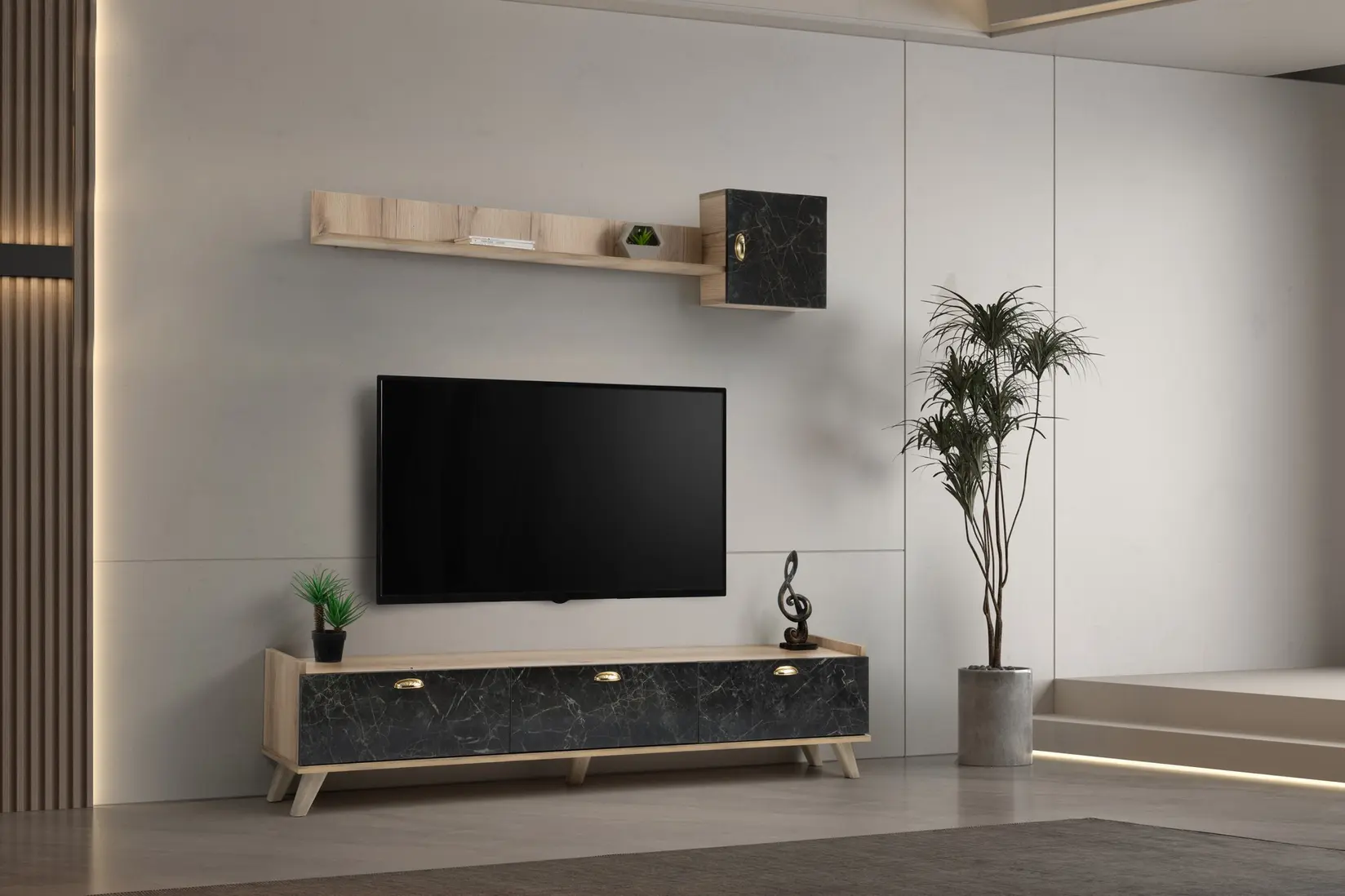Hanah home TV Komoda Sumer E4030 Braon