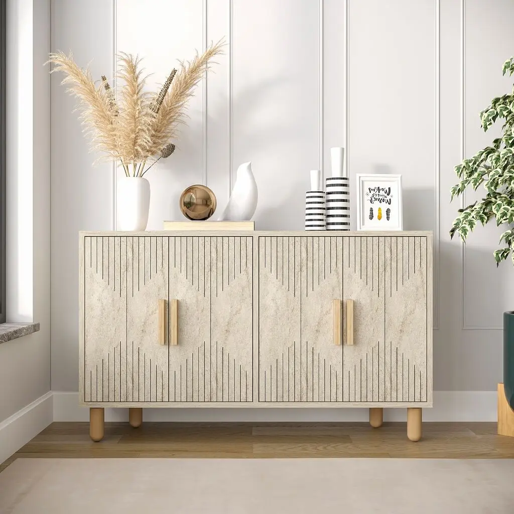 Hanah Home Konzola Roger, 120x73,6x29,6 cm, Pesak