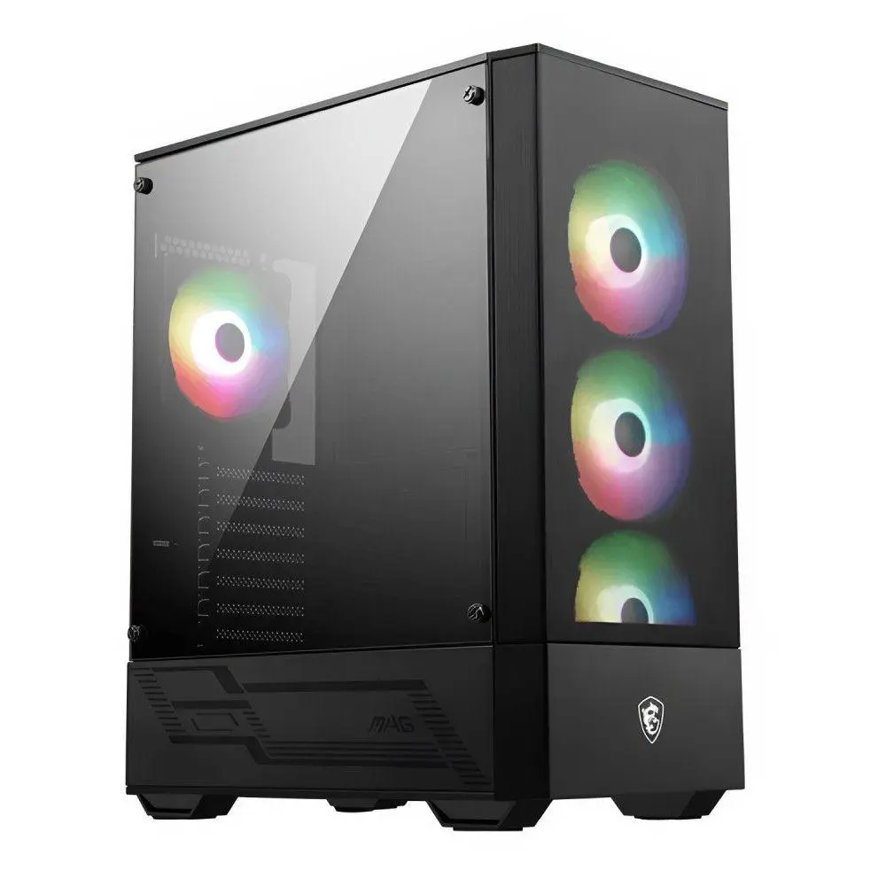 MSI Gaming kućište MAG FORGE 112R, Midi Tower, Bez napajanja, Crno
