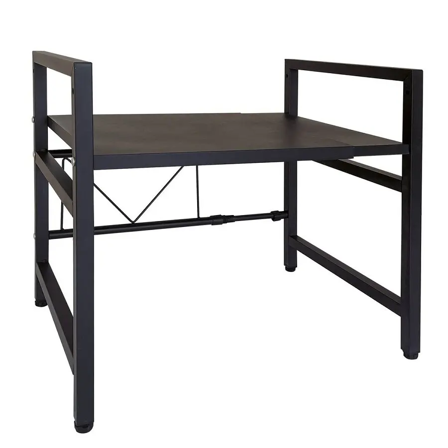 HOLMIOS Kuhinjska podesiva polica 90011, 40- 60cm, Crna