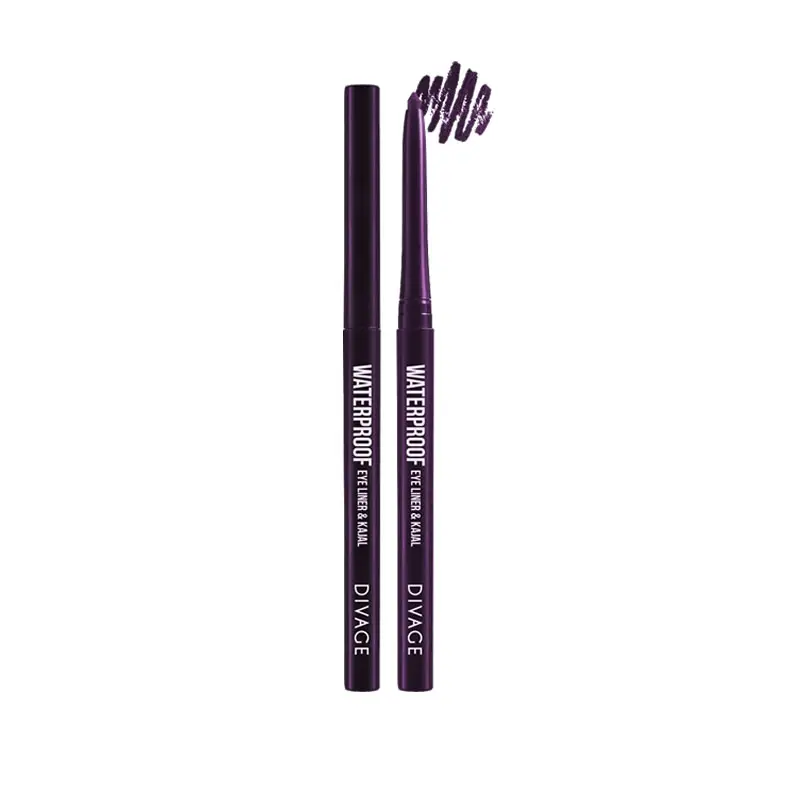 DIVAGE Vodootporni ajlajner & kajal 05 Smart Purple
