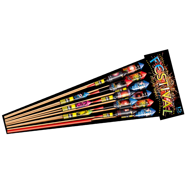 FESTIVAL – SET RAKETA (15 KOM) JA048