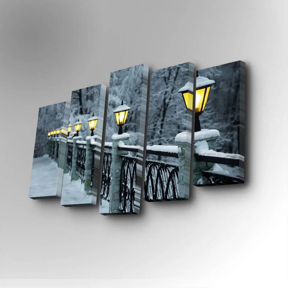 Wallity Slika 5PUC-083, 82 x 50 cm, 5 delova