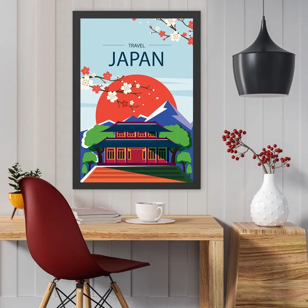 Wallity Uramljena slika Japan, 55x75 cm