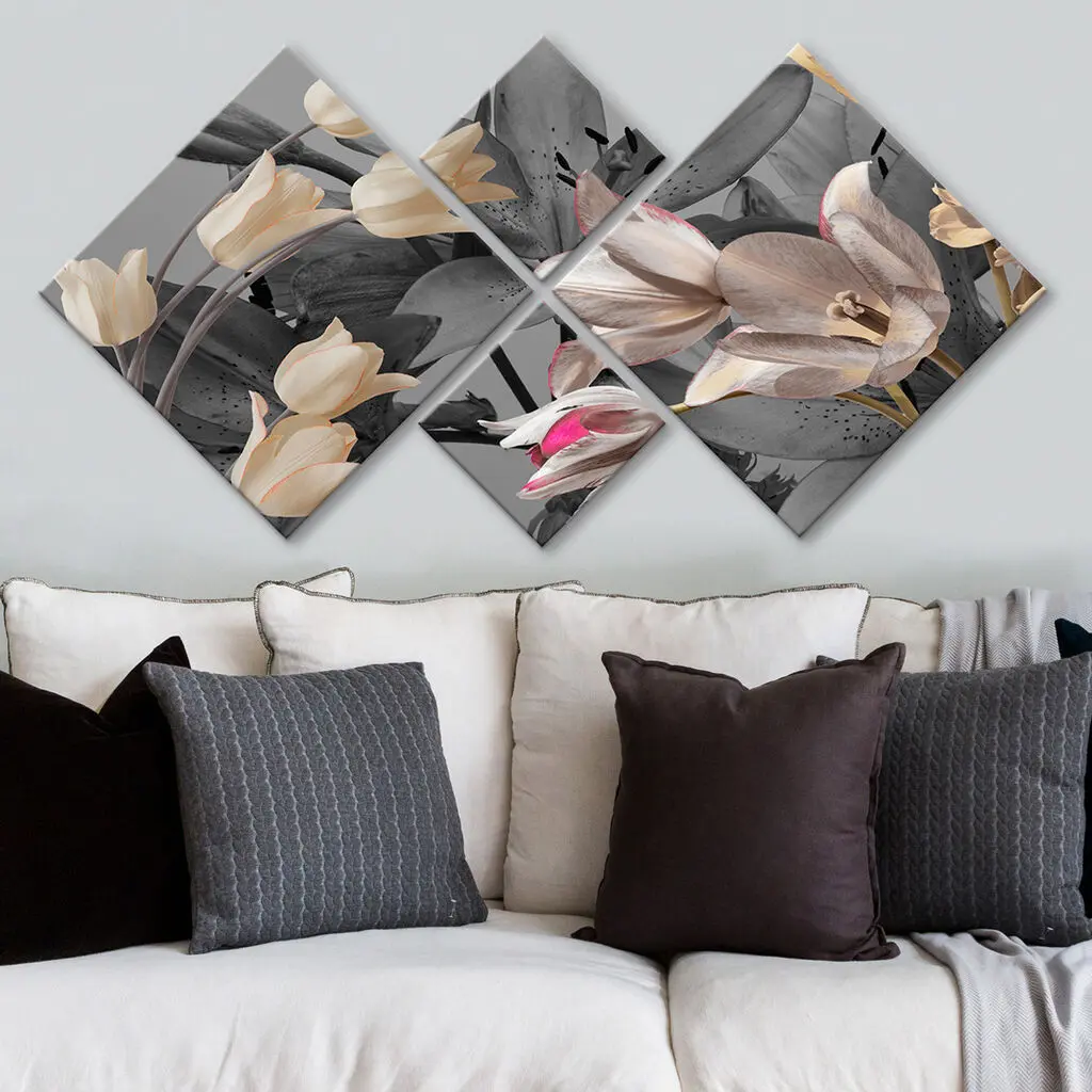 Wallity Slika 4MDF1780975829, 60x115 cm, 4 dela