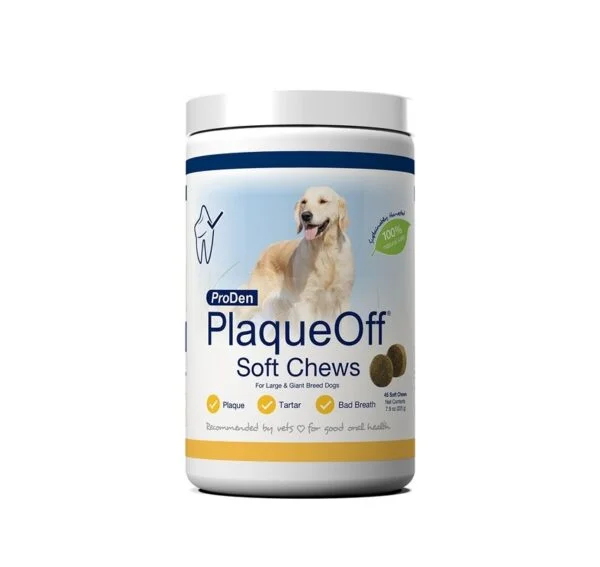 PlaqueOff L/G Dogs Soft Chews – 180 g