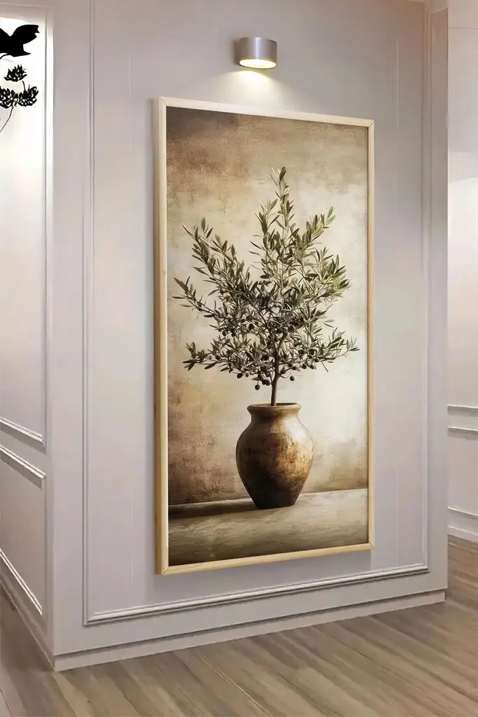 Wallity Dekorativna uramljena slika, 120x50cm, Šarena