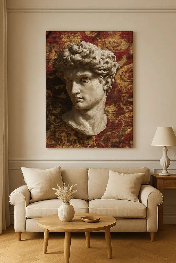 Wallity Dekorativna slika na platnu, 70x100cm, Šarena