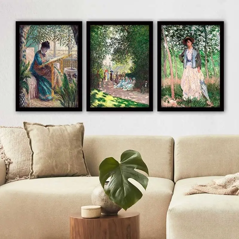 Wallity Set uramljenih slika 3SC_UN547270, 3 Dela