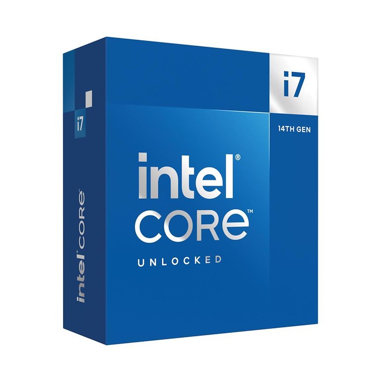 INTEL Core i7-14700K Procesor | 14. generacija | 20 Jezgara | 5.6 GHz | LGA 1700