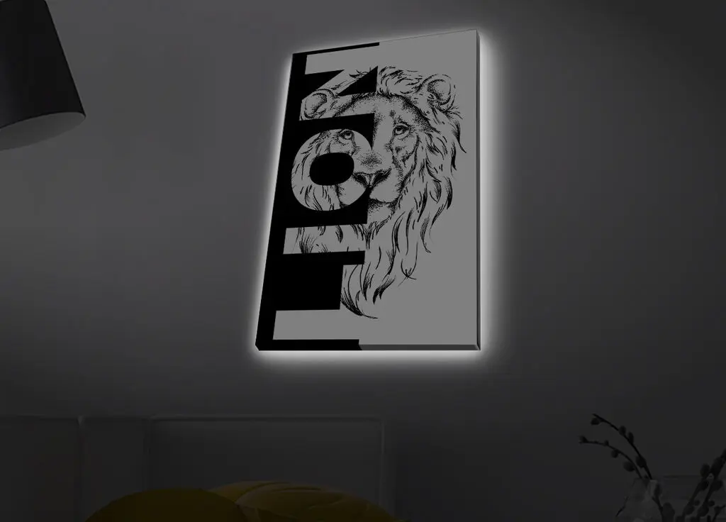 Wallity Slika sa LED osvetljenjem 4570MDACT-079, 45x70 cm
