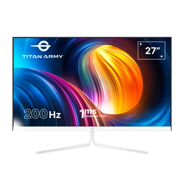 Gaming Monitor 27 Titan Army 27G2R2-B 2560x1440, QHD IPS, 1ms, 200Hz, HDMI, DP, HDR400, AMD FreeSync G-Sync