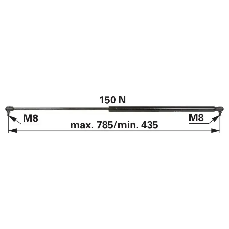MASSEY FERGUSON
GAS SPRING - 3389556M2,3389556M1