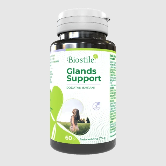BIOSTILE GLANDS SUPPORT (60 KAPSULA) – Prirodna podrška za hormone i rad štitne žlezde