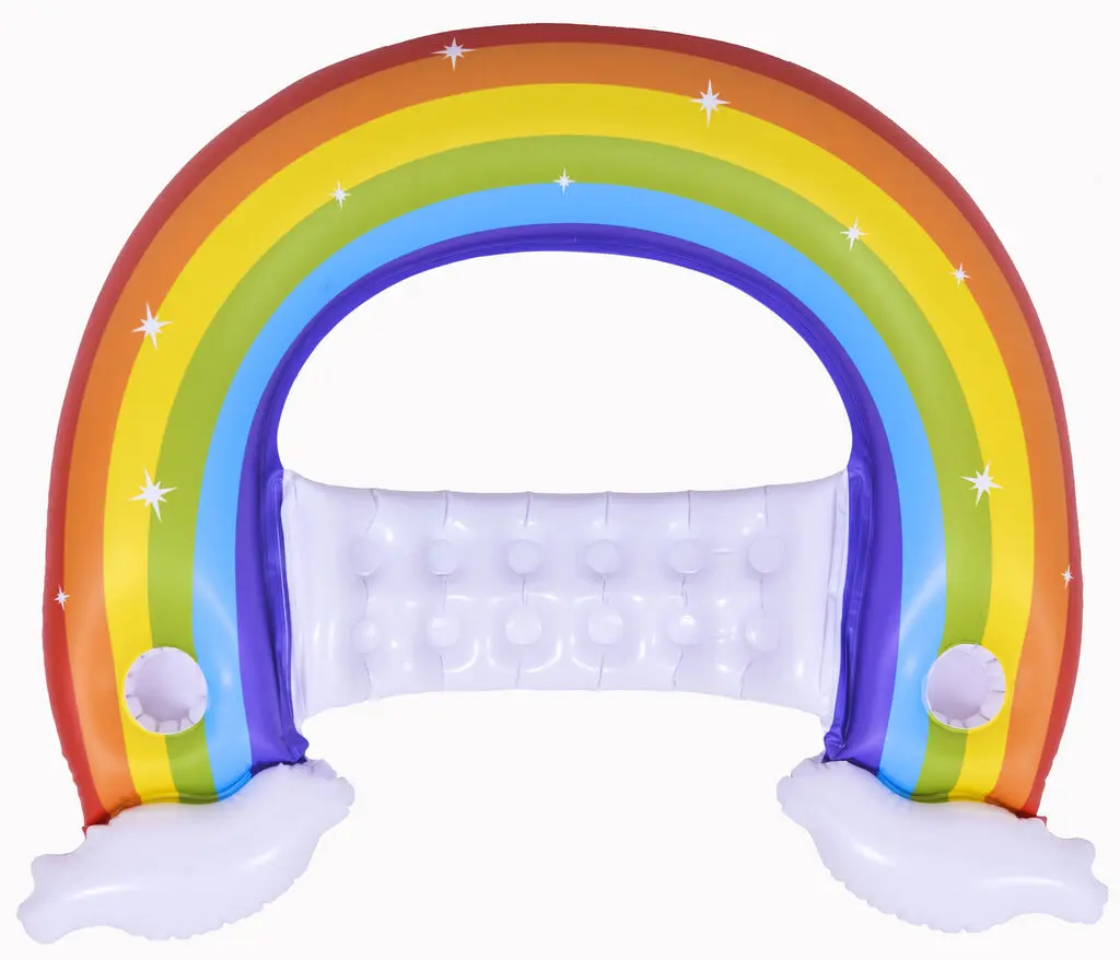 Jilong Ležaljka za vodu Rainbow, 107x95x23cm